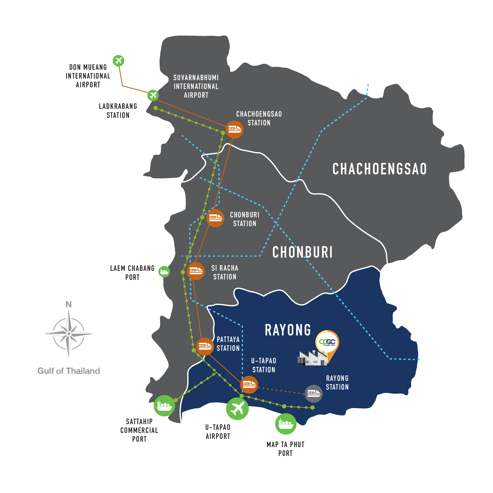 นิคมอุตสาหกรรม ซีพีจีซี | ผู้พัฒนาอสังหาริมทรัพย์ในไทย